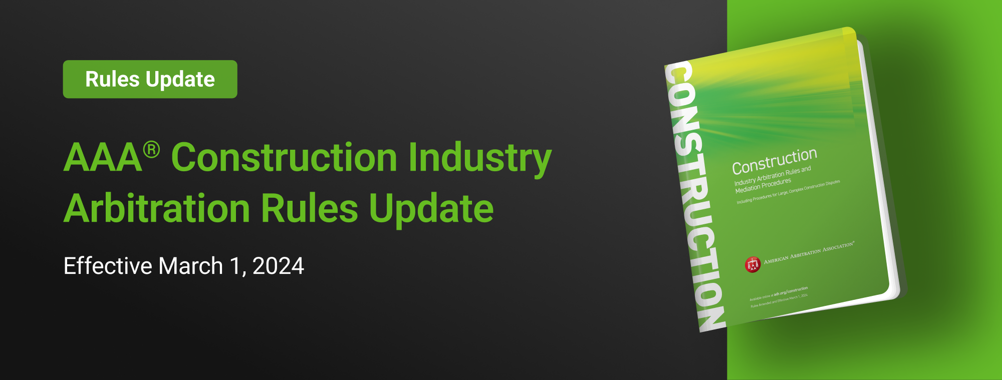 2024 Construction Rules Update